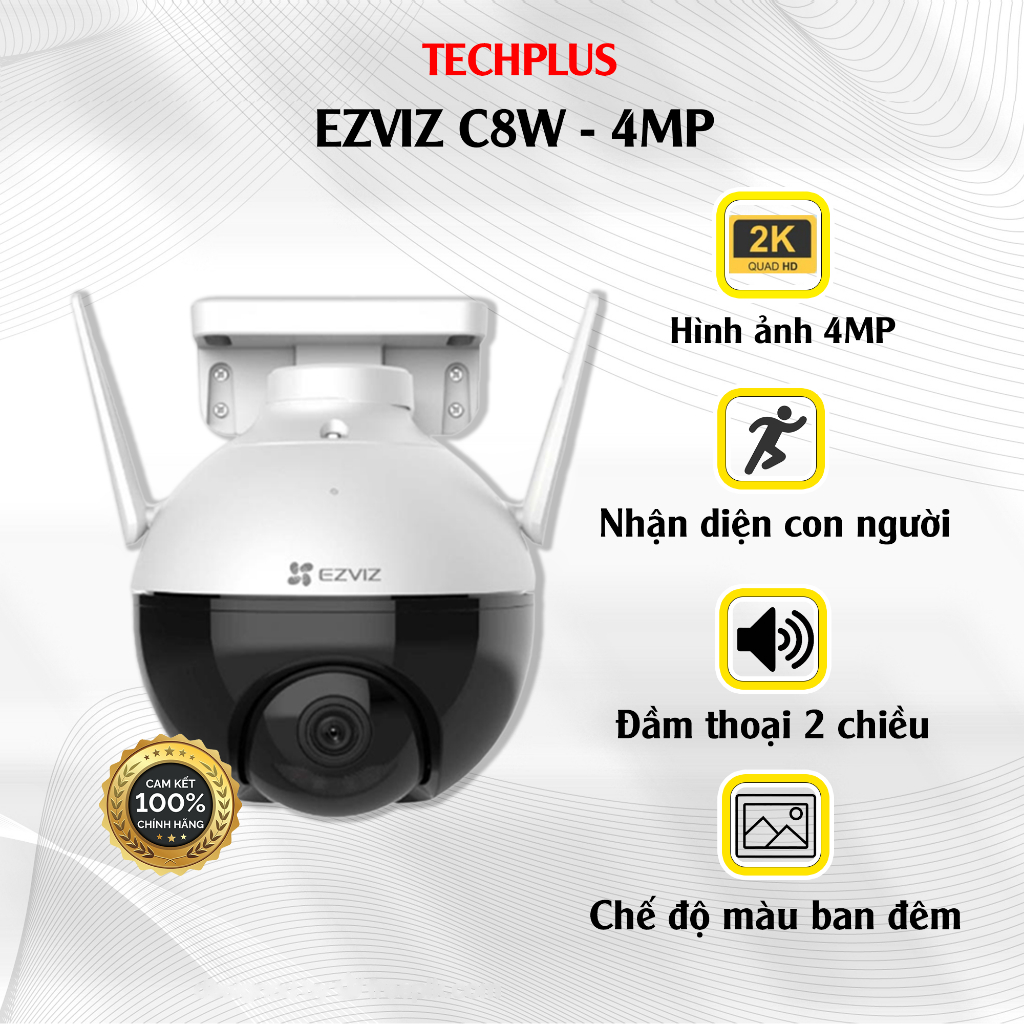 Camera Wifi PTZ Ezviz C8W 4MP Chính Hãng Bảo Hành 2 năm | Shopee Việt Nam