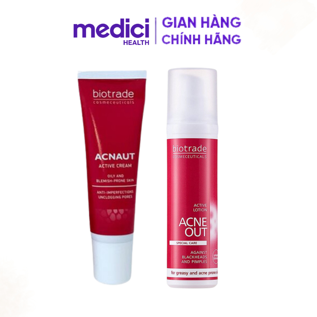 Kem Chấm Mụn giảm mụn bọc, mụn viêm, mụn nội tiết BIOTRADE ACNAUT ...