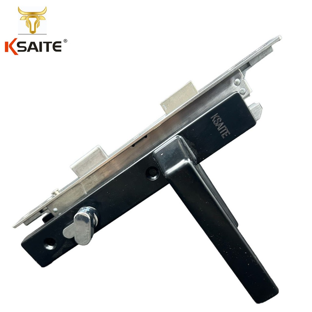 Khóa Ksaite đơn điểm tay vuông 523HS/523BP màu đen/trắng cho cửa nhôm ...