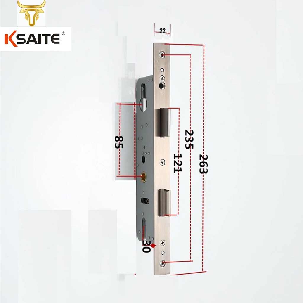 Thân khoá Ksaite đơn điểm/đa điểm cho cửa nhôm XingFa | Shopee Việt Nam