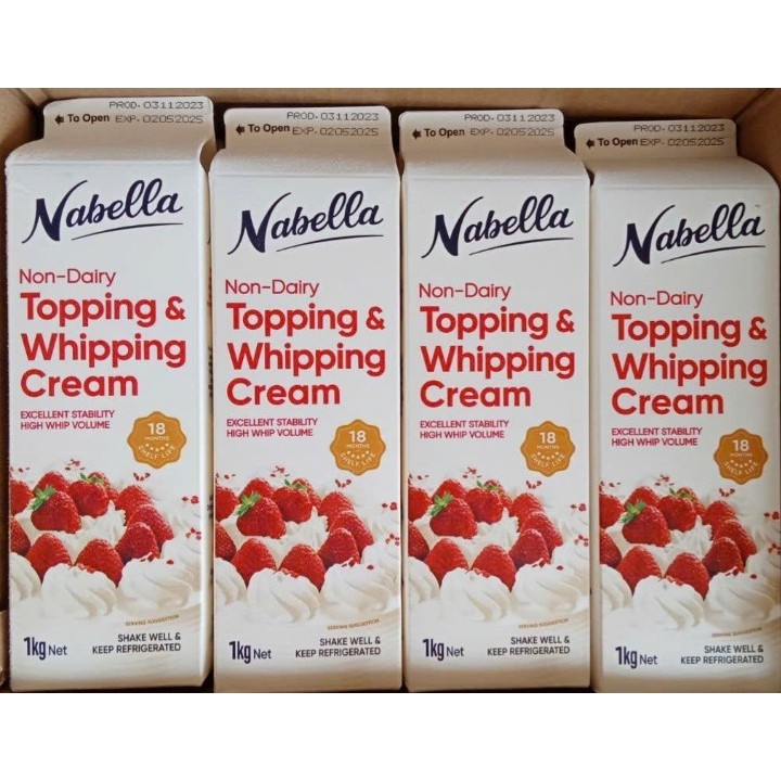 Nabella Topping cream kem trang trí bánh kem vị ngọt - date 02/05/2025 ...