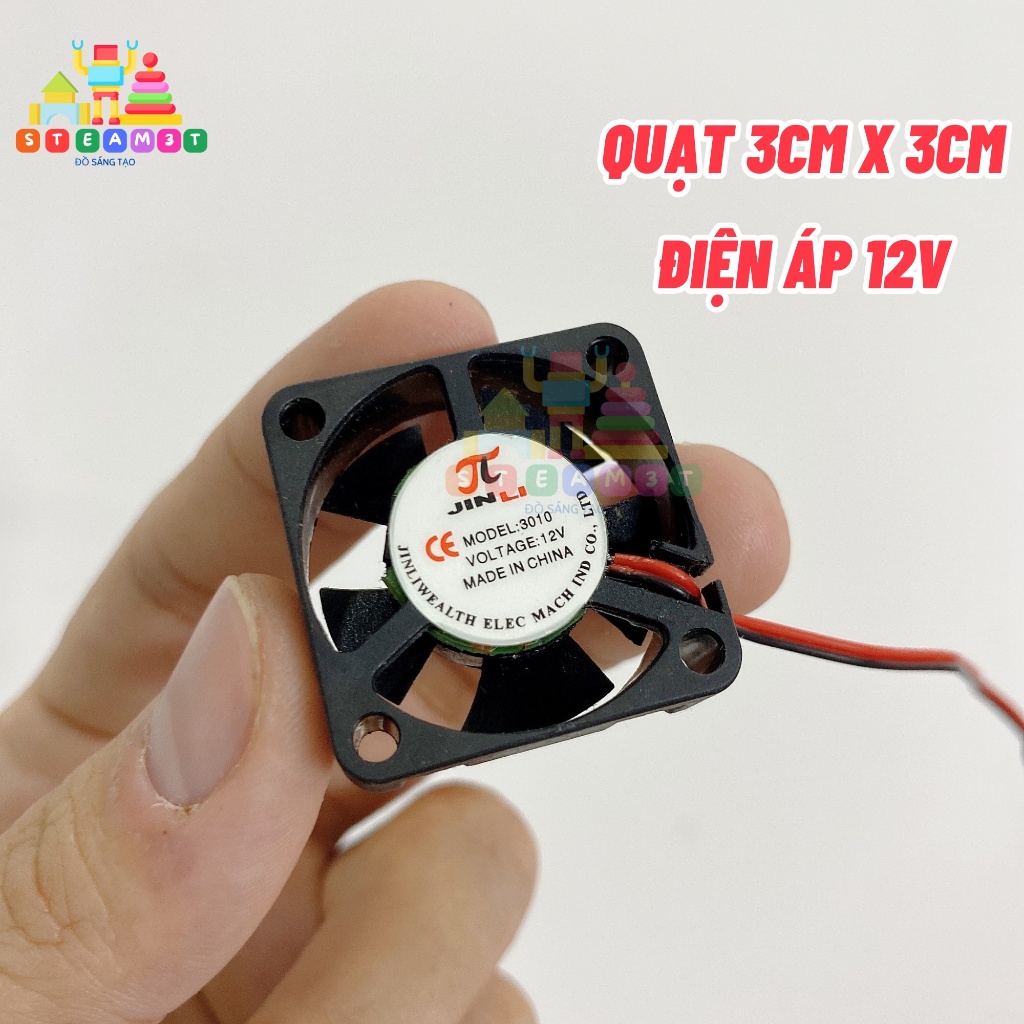 Quạt làm mát mini không chổi than DC 5V 6V 12V 24V đủ cỡ 2CM 3CM 4CM ...