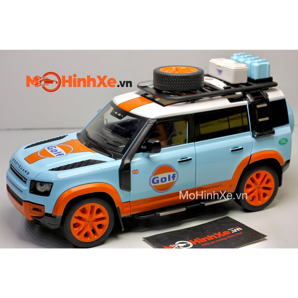 MÔ HÌNH XE LAND ROVER DEFENDER GULF 1:18 HÃNG KHÁC | Shopee Việt Nam