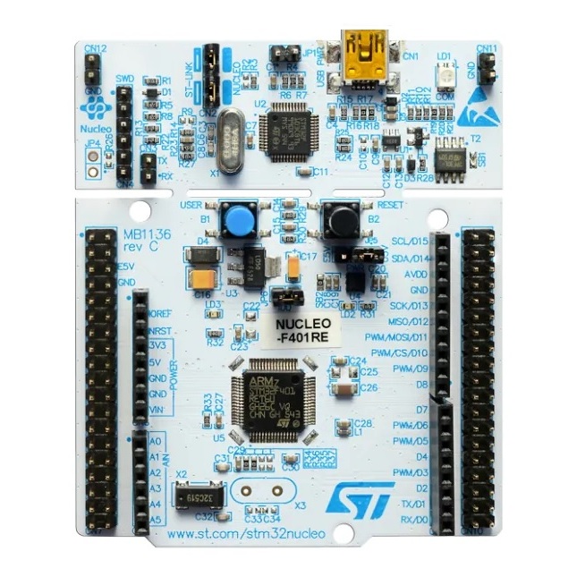 NUCLEO-F401RE -STM32 Nucleo-64 development board with STM32F401RE MCU ...
