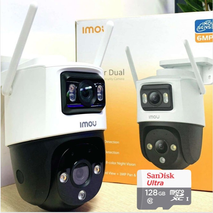 Camera 2 Mắt Kép Ngoài Trời iMOU Cruiser Dual 6MP/10MP IPC-S7XP-10M0WED ...