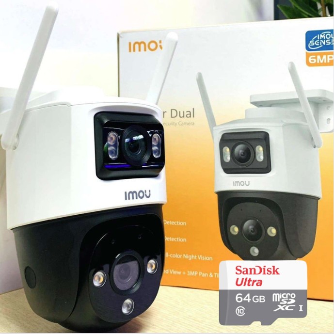 Camera 2 Mắt Kép Ngoài Trời iMOU Cruiser Dual 6MP/10MP IPC-S7XP-10M0WED - Bảo hành Chính Hãng 2 ...
