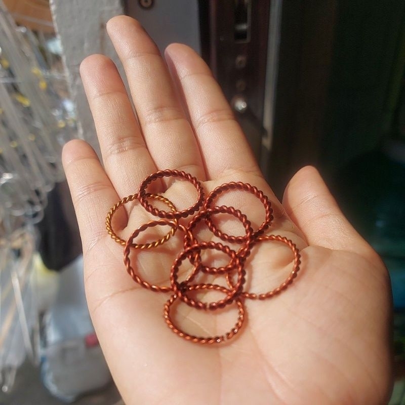 Nhẫn đồng đỏ nguyên chất tensor ring chắn sóng 5G wifi | Shopee Việt Nam