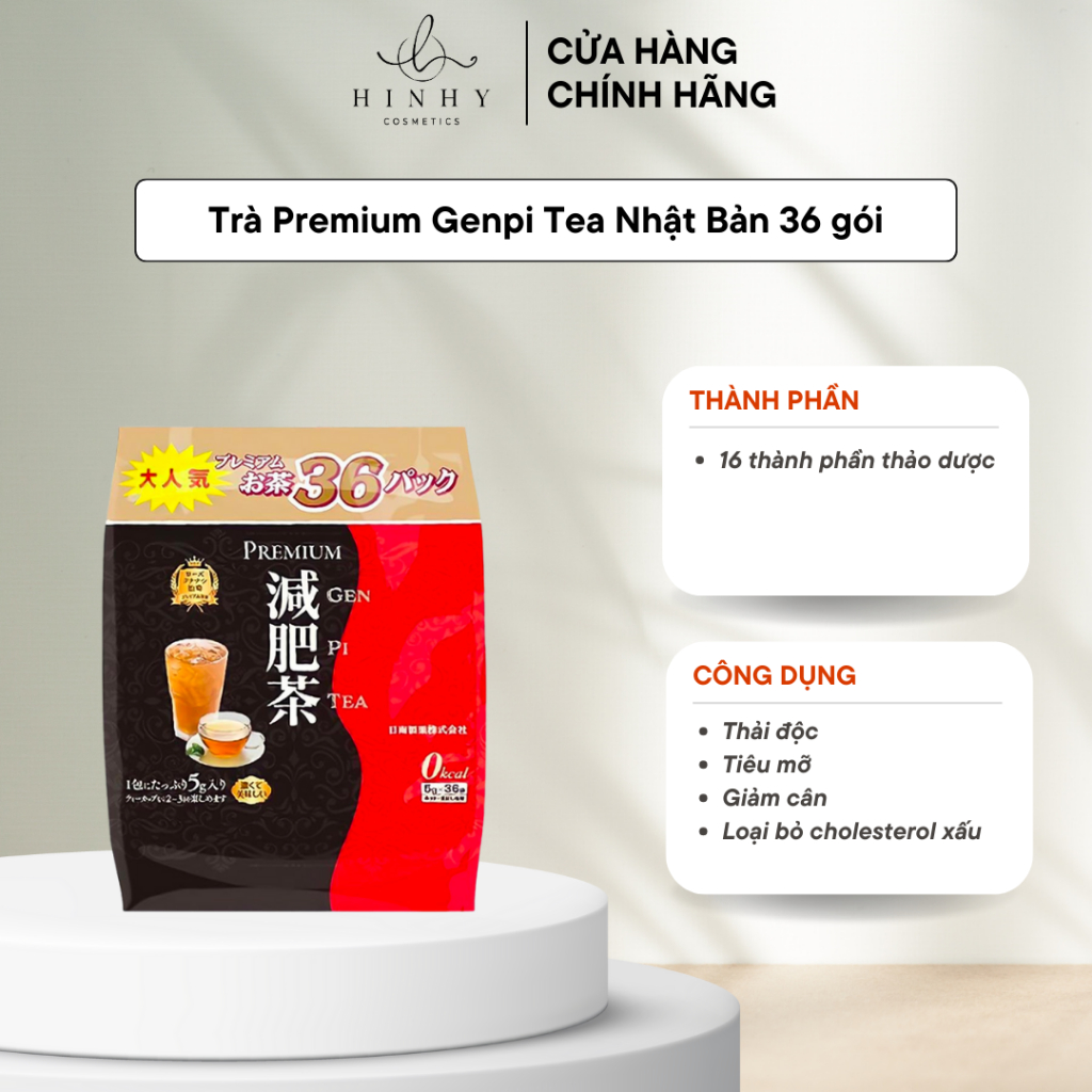 Trà Premium Genpi Tea Nhật Bản 36 gói | Shopee Việt Nam