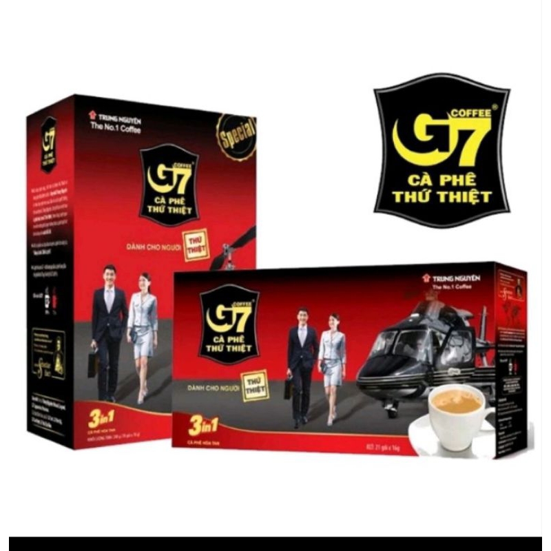 Cà phê sữa hòa tan G7 3in1 18 gói , 21 gói , bịch 50 gói | Shopee Việt Nam