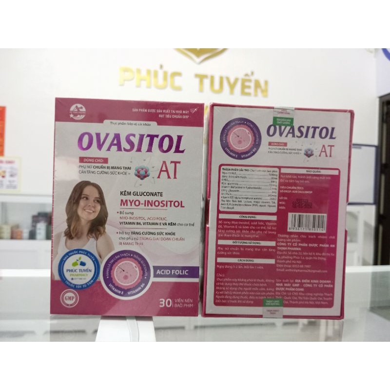 Ovasitol AT Hộp 30 Viên - Tăng Cường Sức Khỏe Cho Phụ Nữ Chuẩn Bị Mang ...