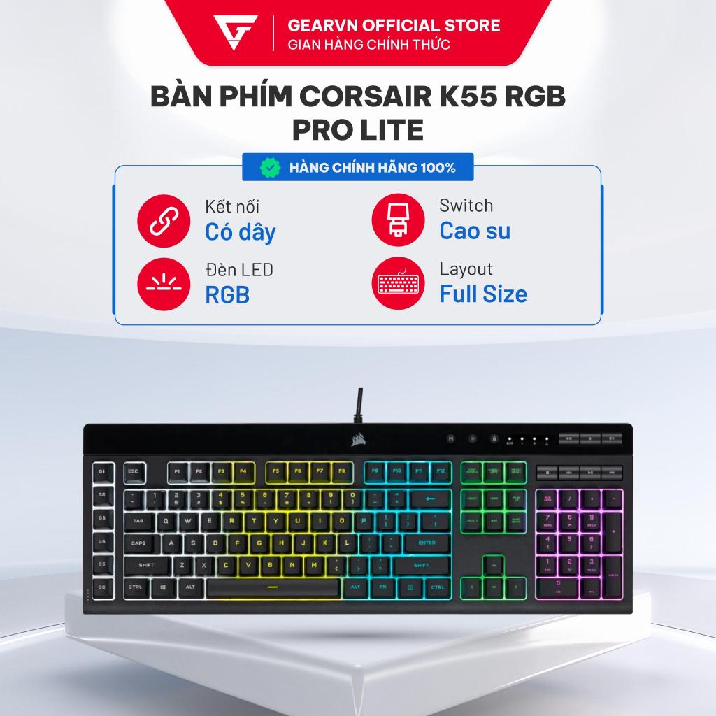 Bàn phím Corsair K55 RGB PRO LITE | Shopee Việt Nam