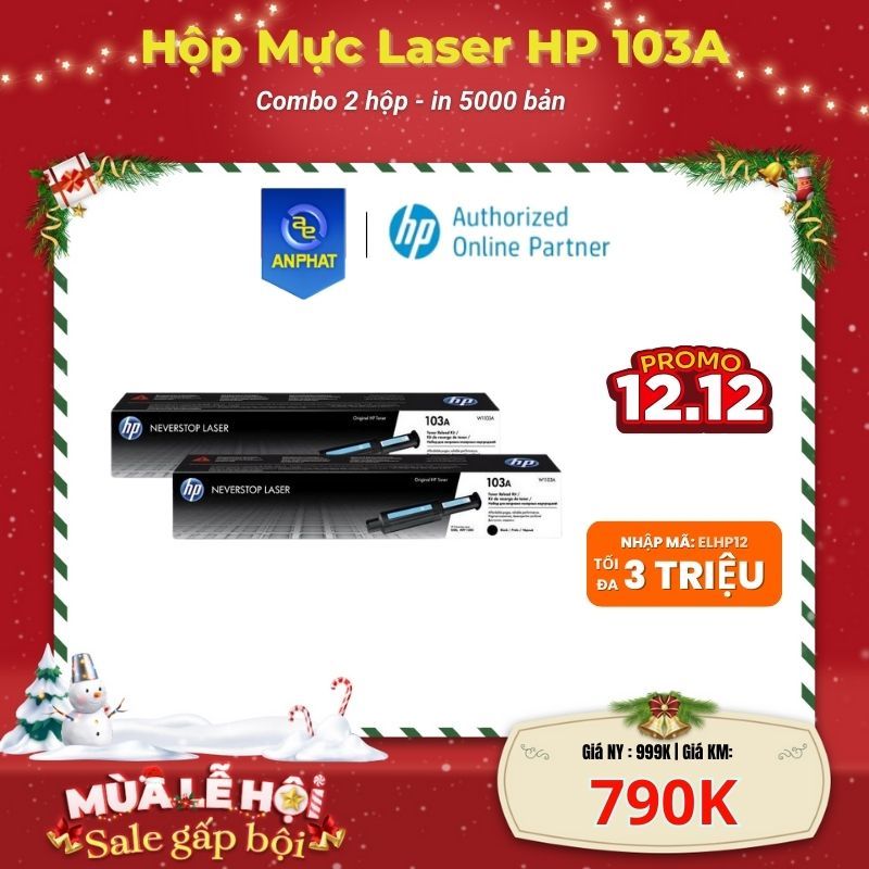 Hộp mực in laser HP 103A ( 1 hộp - được 2500 trang) | Shopee Việt Nam