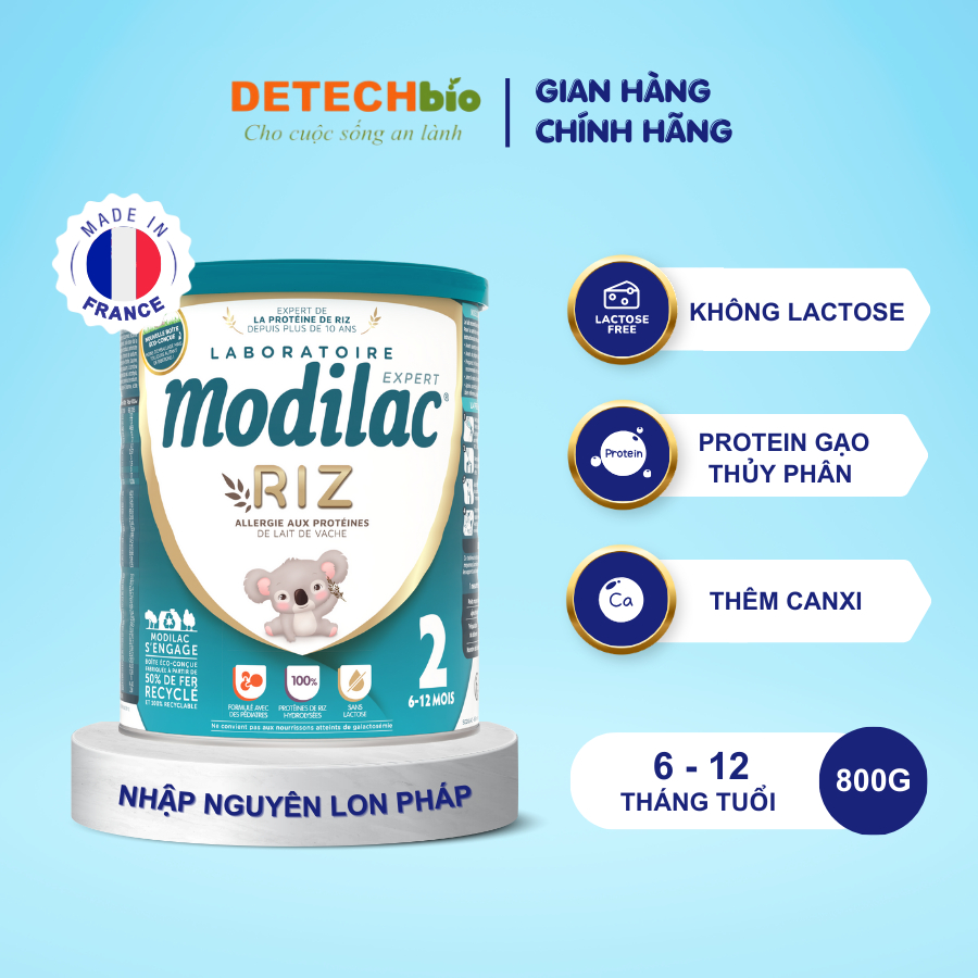Sữa bột Modilac Expert Riz 2 800g | Shopee Việt Nam