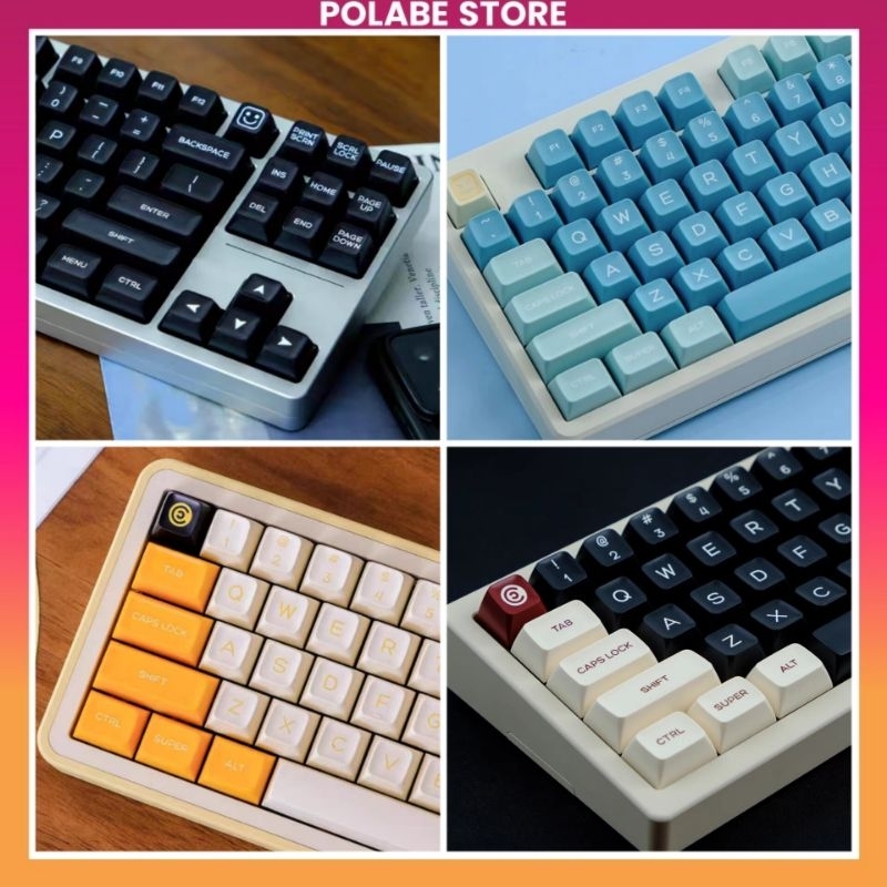 Keycap SA Sea Salt Lemon QXA Profile bàn phím cơ keycap SA Rome Banana ...