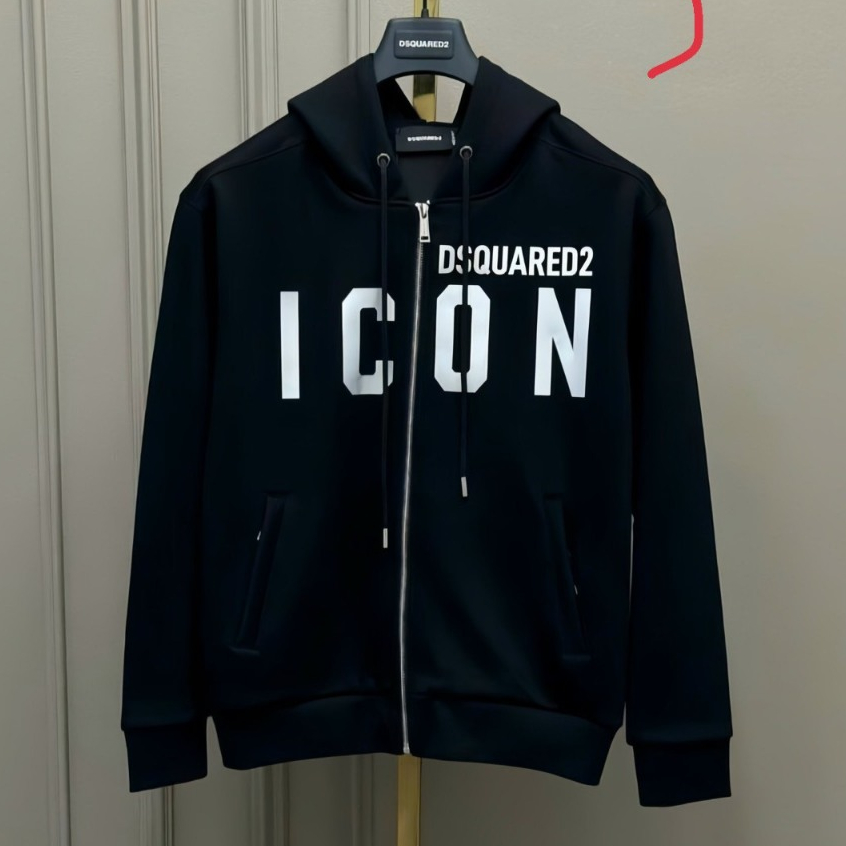 Áo khoác NỈ nam NỮ DSQ ICON ngực cao cấp_Áo khoác nam DSQ cao cấp HÓT ...