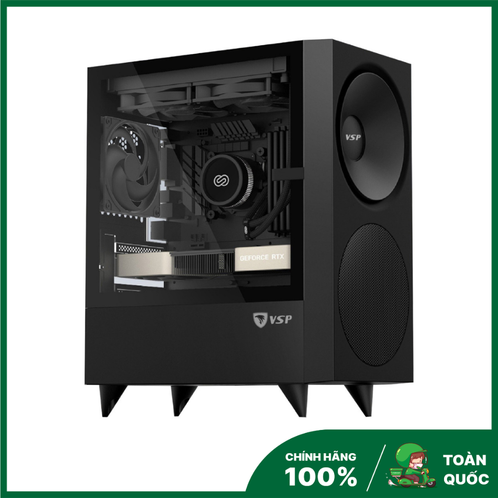 Vỏ máy tính VSP MICRO GAMING X09 Đen & Trắng | Shopee Việt Nam