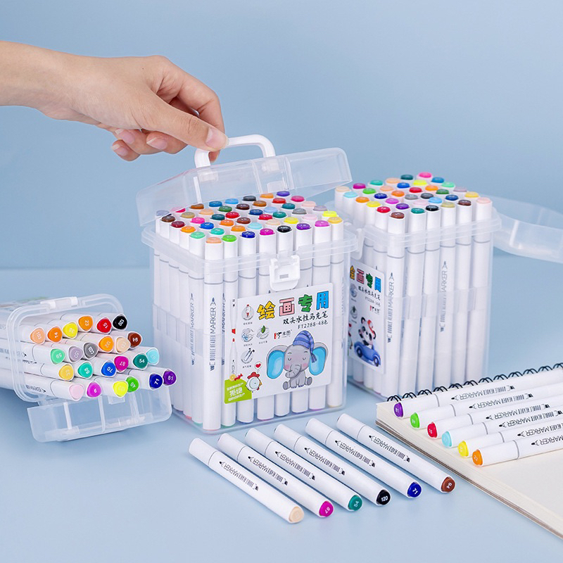 [ DaVinci ] Bút Màu Marker Gốc Nước Set 12/24/36/48 màu bút đánh dấu và ...