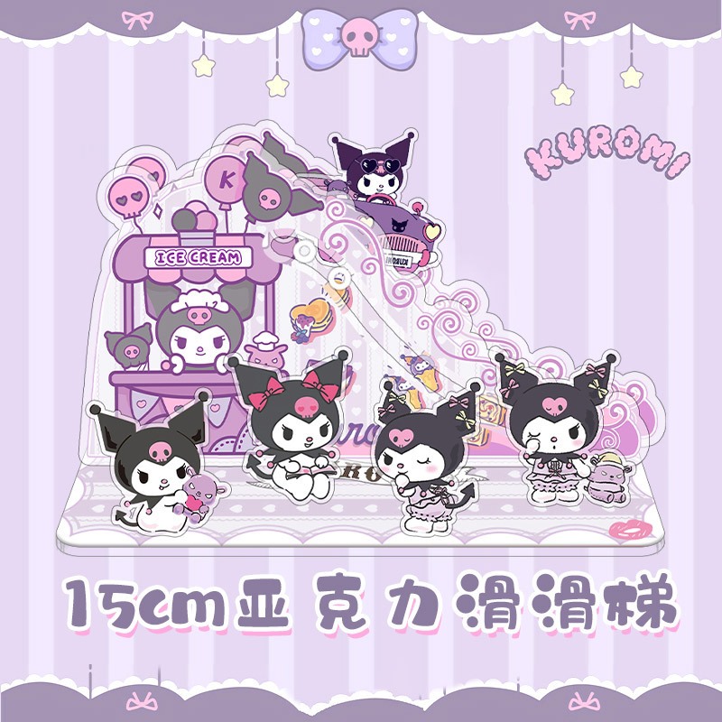 Standee cầu trượt (có thể trượt được) để bàn - hình Sanrio, Cinnamoroll ...
