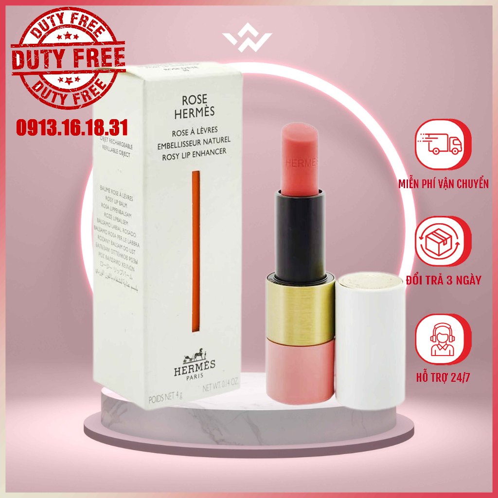 [NEW 2024 - Đủ Bill] Son Hermes Rouge matte và Satin Lipstick, son dưỡng chính hãng, Tiệm Son ...