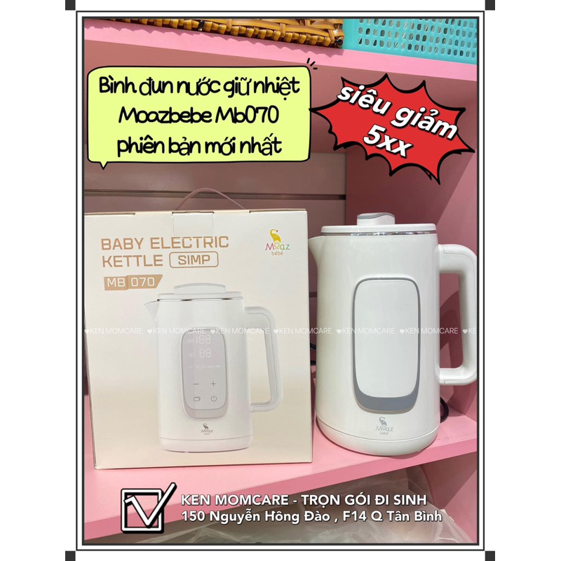 BÌNH ĐUN GIỮ NHIỆT MOAZBEBE MB070 | Shopee Việt Nam
