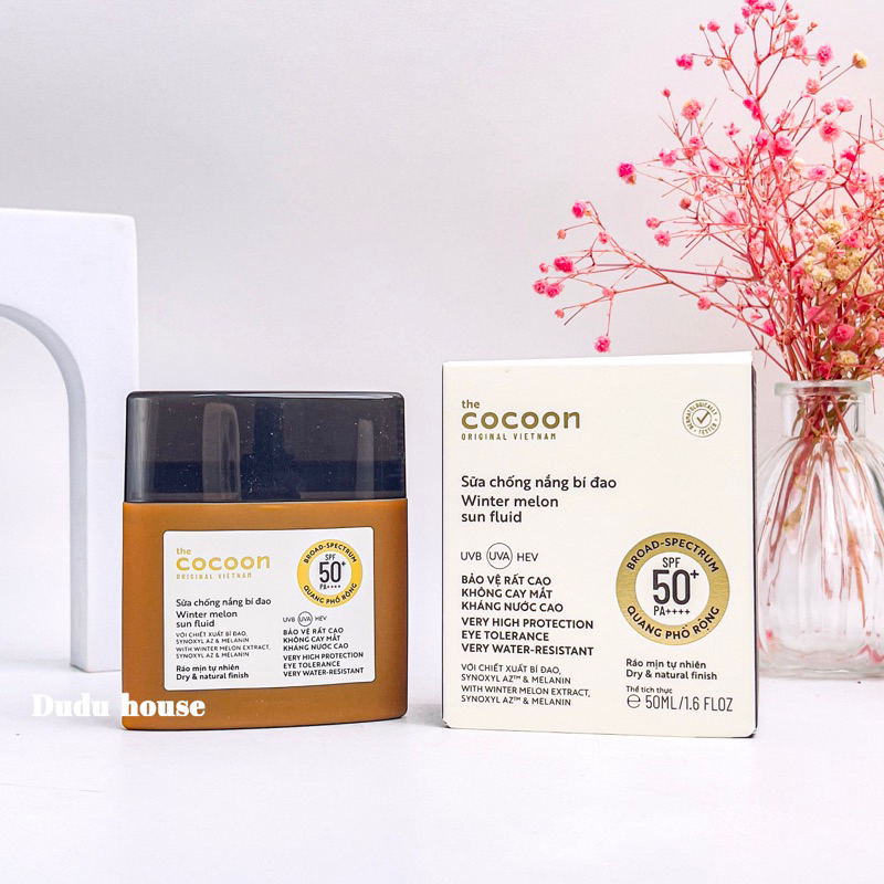 Sữa Chống Nắng Bí Đao Quang Phổ Rộng Cocoon Winter Melon Sun Fluid SPF ...