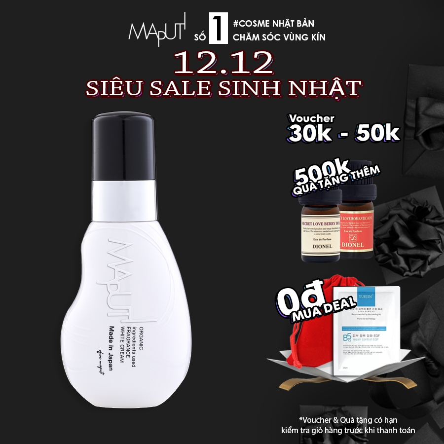 Kem Giảm Thâm Vùng Kín Maputi White Cream Niacinamide 2% Giảm Thâm Ngực ...
