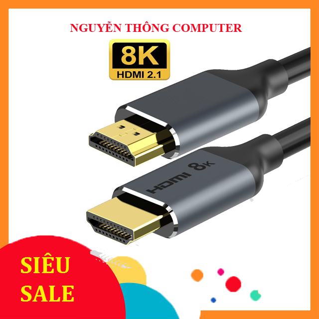 Cáp HDMI 2.1 hỗ trợ độ phân giải 8K@60hz 4k@120hz | Shopee Việt Nam