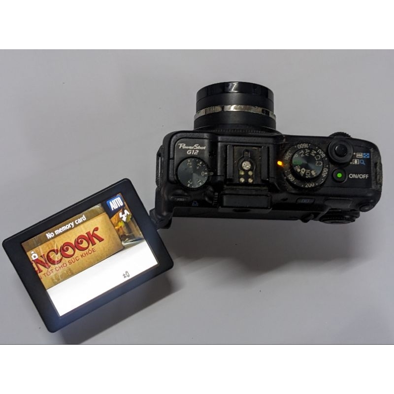 Máy Ảnh Kỹ Thuật Số (KTS) Canon PowerShot G12 10.0 Megapixels Màn Hình ...