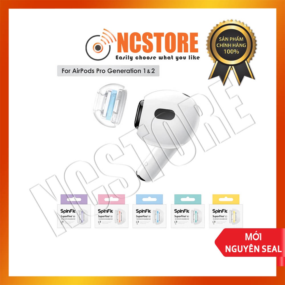 [NC] Earfit SPINFIT SUPERFINE For AirPods Pro | Eartips Chính Hãng ...