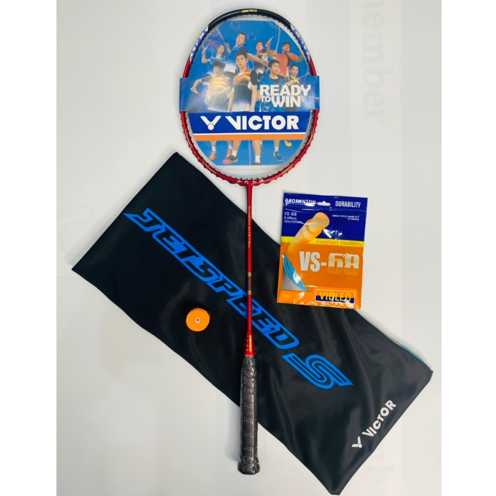 Vợt Cầu Lông Victor One Piece Khung Cacbon Căng Cước Sẵn 11kg Tặng Bao ...