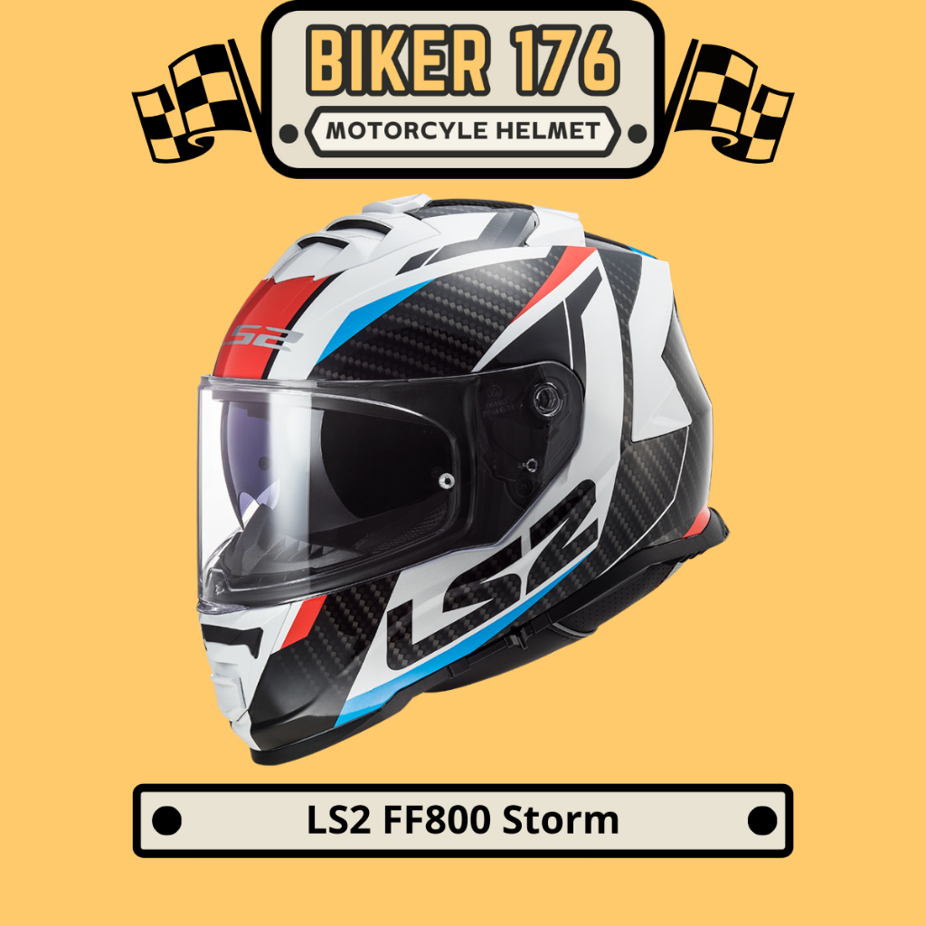 [Tặng PINLOCK] Mũ bảo hiểm Fullface LS2 FF800 Storm 2 kính - BIKER 176 ...