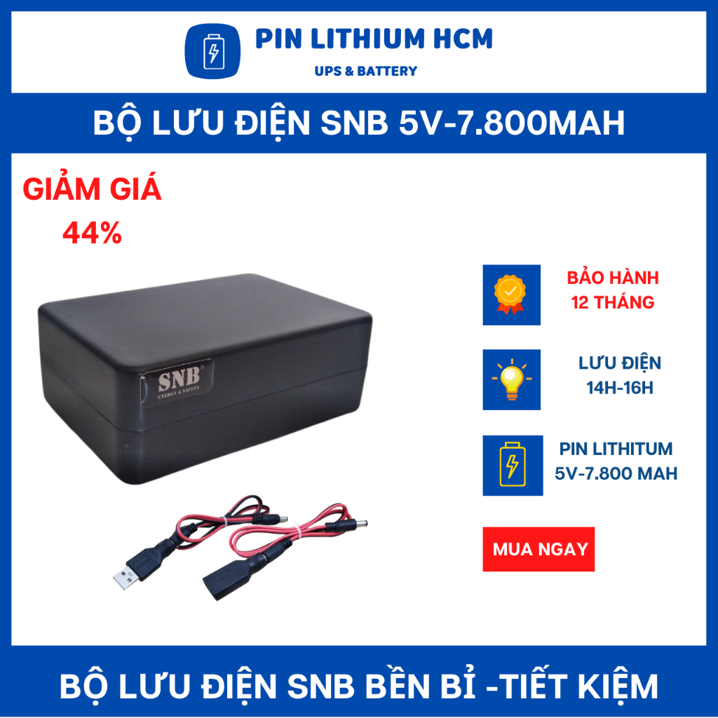 UPS 5V lưu điện 9H- 16H cho camera 5V, bảo hành 12 tháng | Shopee Việt Nam