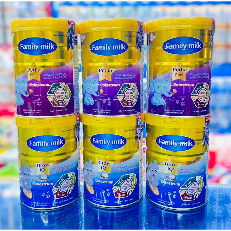 Sữa Bột Family Milk Pedia/Grow, Tăng cân, tăng cường miễn dịch (900g ...