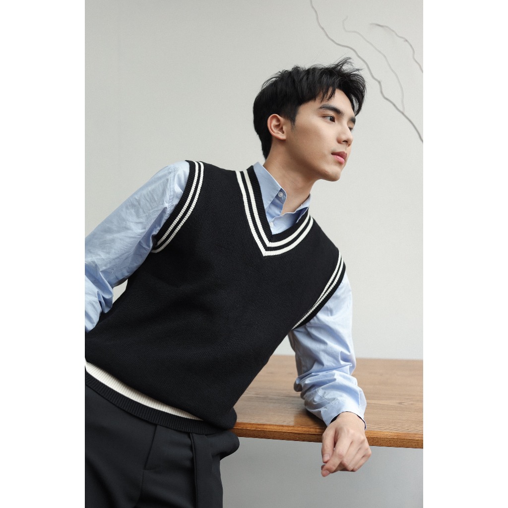 Áo gile len chất len dày dặn LUM GILE | Shopee Việt Nam