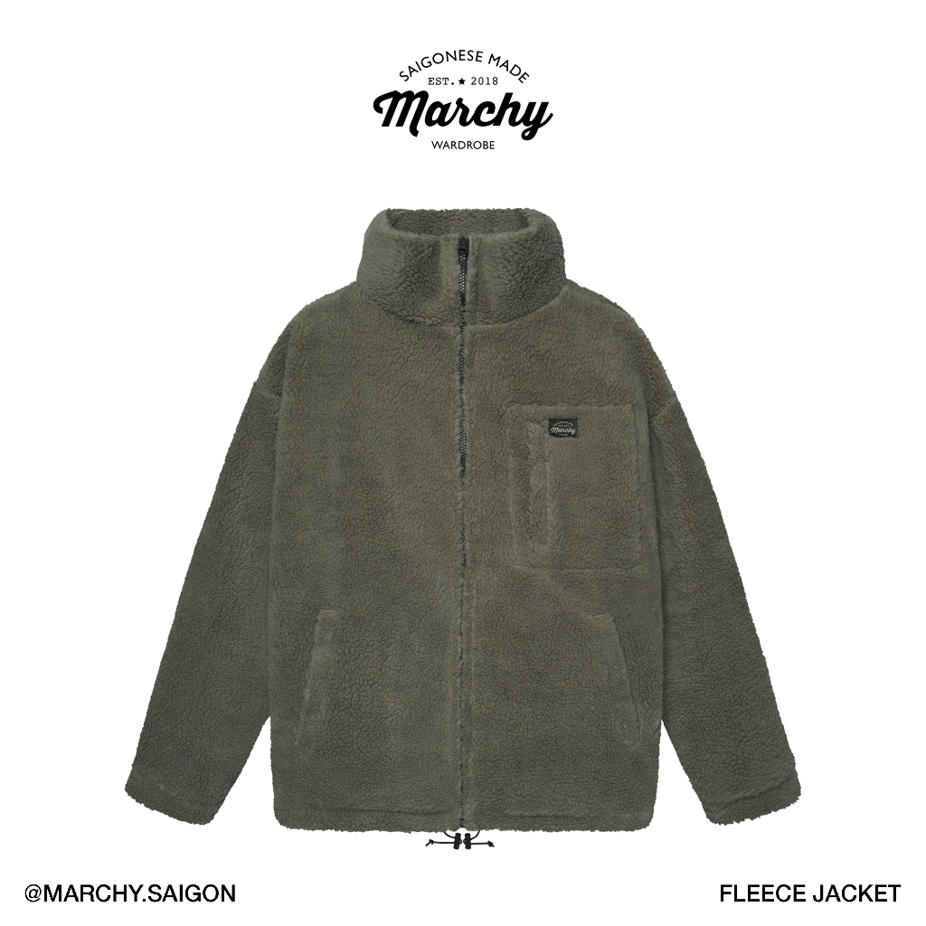 MARCHY - Fleece Jacket - Áo khoác lông | Shopee Việt Nam