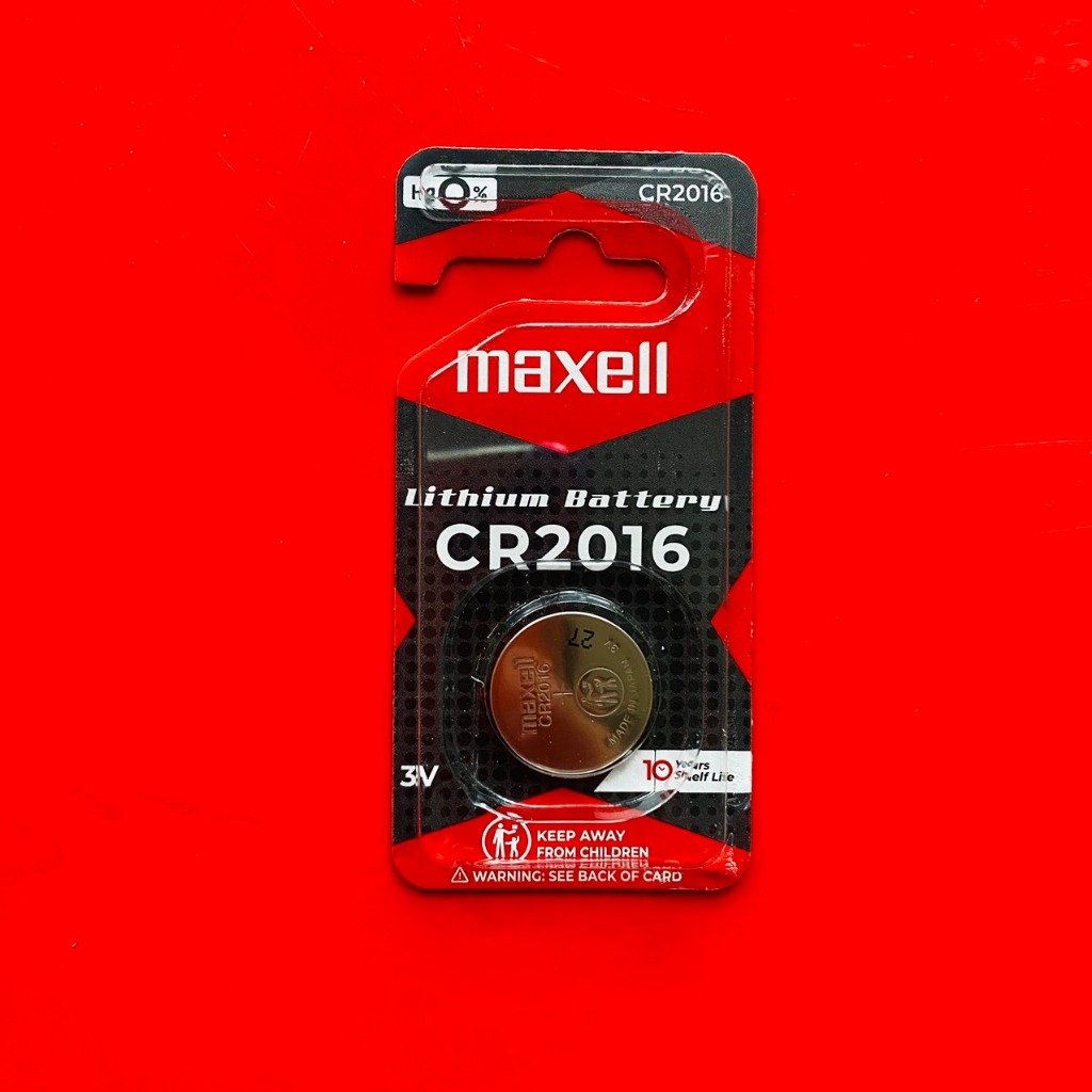 Pin CR2016 Maxell 3V Lithium cao cấp vỉ 1 viên sản xuất tại Nhật Bản ...