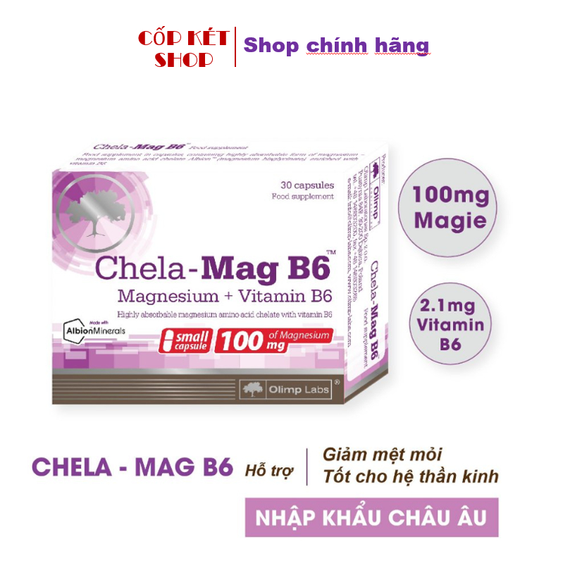Chela-Mag B6 [Chính hãng] Olimp Labs – Bổ sung Magie và Vitamin B6 ...