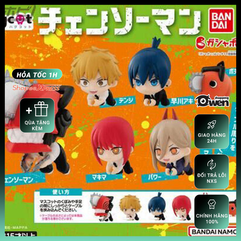 [CÓ SẴN][BANDAI GACHA][Owen] Mô hình Hugcot Chainsaw Man - Quỷ cưa máy ...