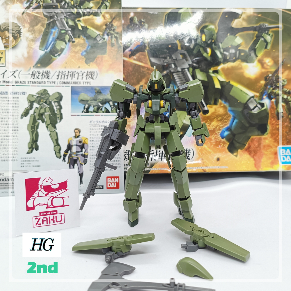 [2nd ĐÃ RÁP] Mô hình lắp ráp gundam 2nd Bandai HG IBO Graze Standard ...