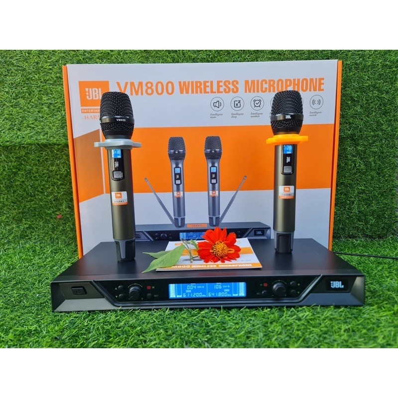 Micro không dây JBL VM800 đen ( Hàng nhập khâu loại 1 ) - Mic cảm ứng ...