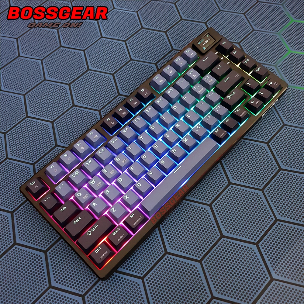 Bàn phím cơ không dây E-DRA EK375 PRO, 3 modes, LED RGB, mạch xuôi ...