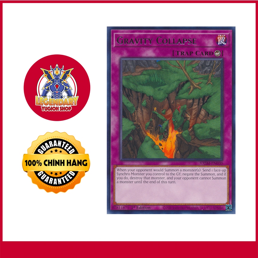 [Thẻ Bài Yugioh Chính Hãng] Gravity Collapse | Shopee Việt Nam