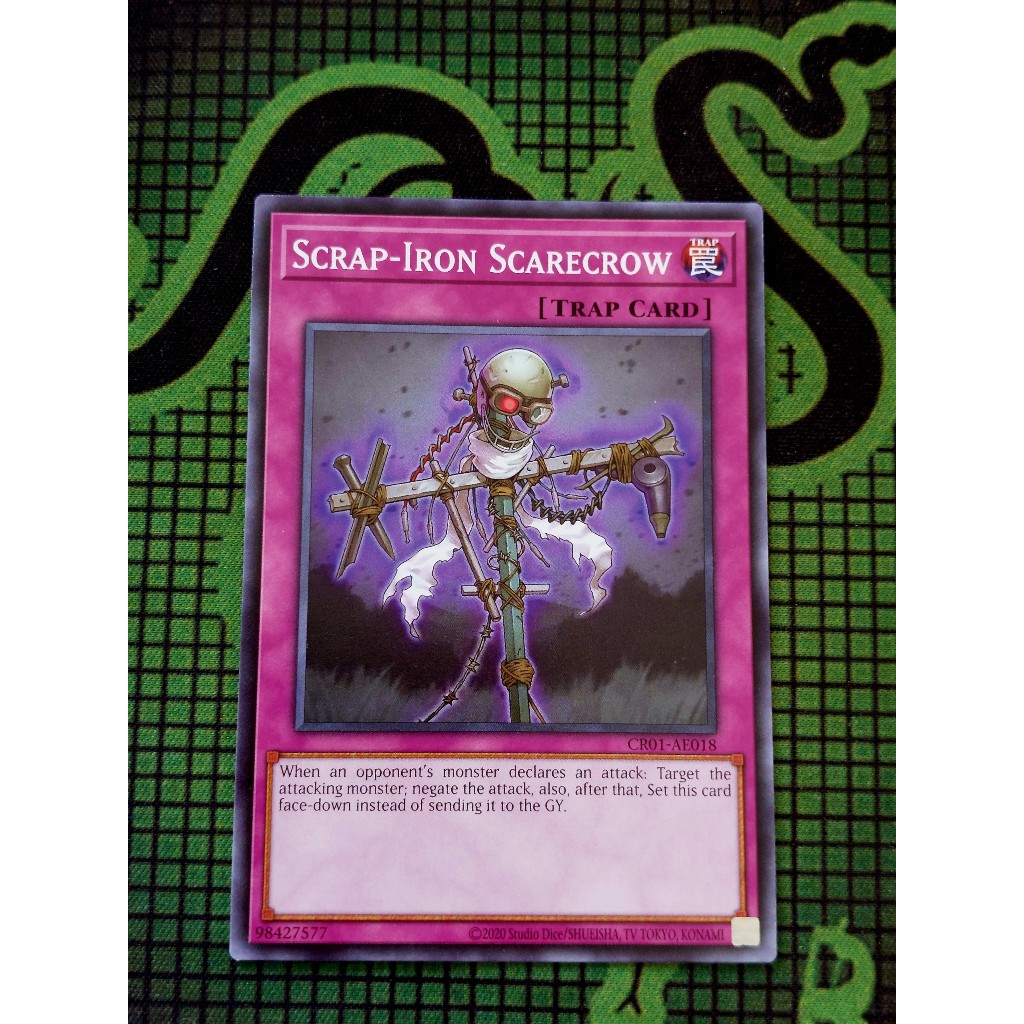 [ Đỗ Lạc Shop ] Thẻ Bài Yugioh Trap Scrap-Iron Scarecrow (N) CR01-AE018 | Shopee Việt Nam