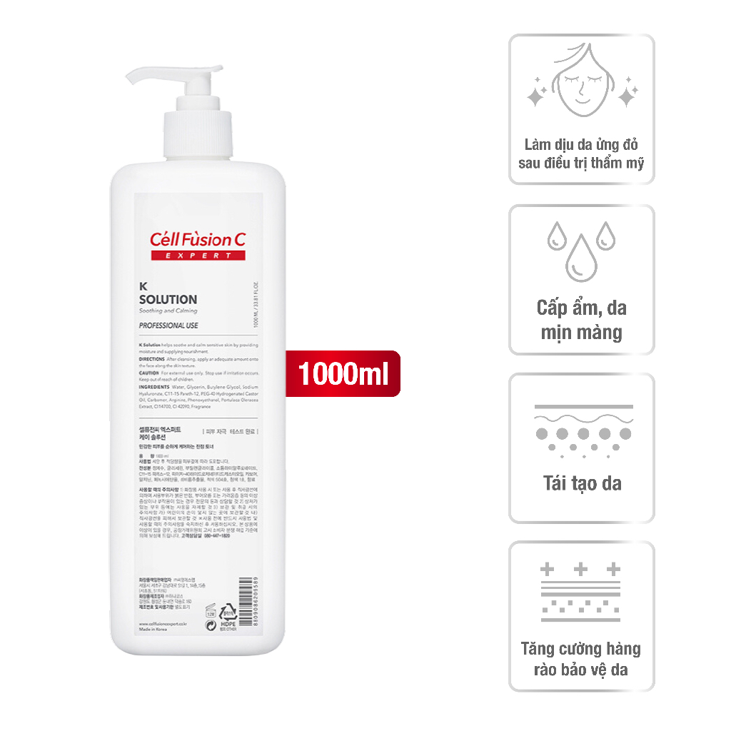 [HSD: 13/09/25] Nước Cân Bằng Cell Fusion C Expert K Solution 1000ml | Shopee Việt Nam