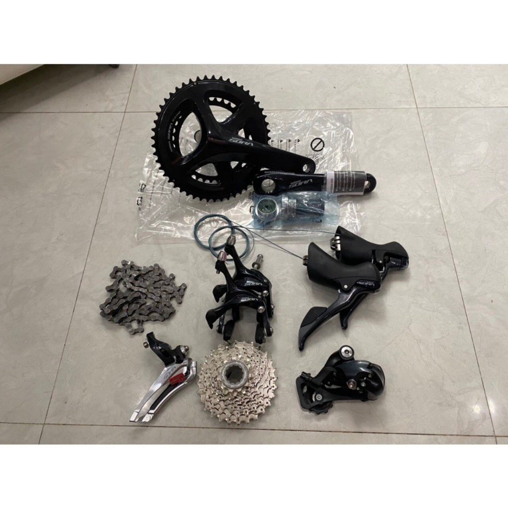 Bộ group Shimano Sora R3000 18S full 8 món ( 3x9 ) | Shopee Việt Nam