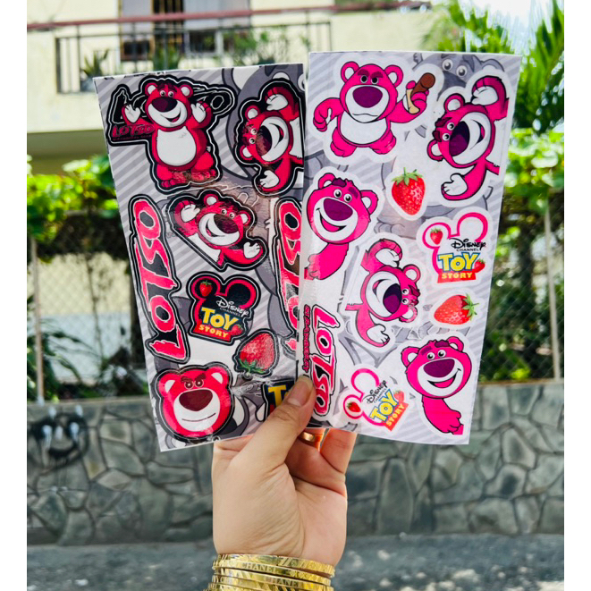 Set Tem Gấu Dâu Mini Shopee Việt Nam