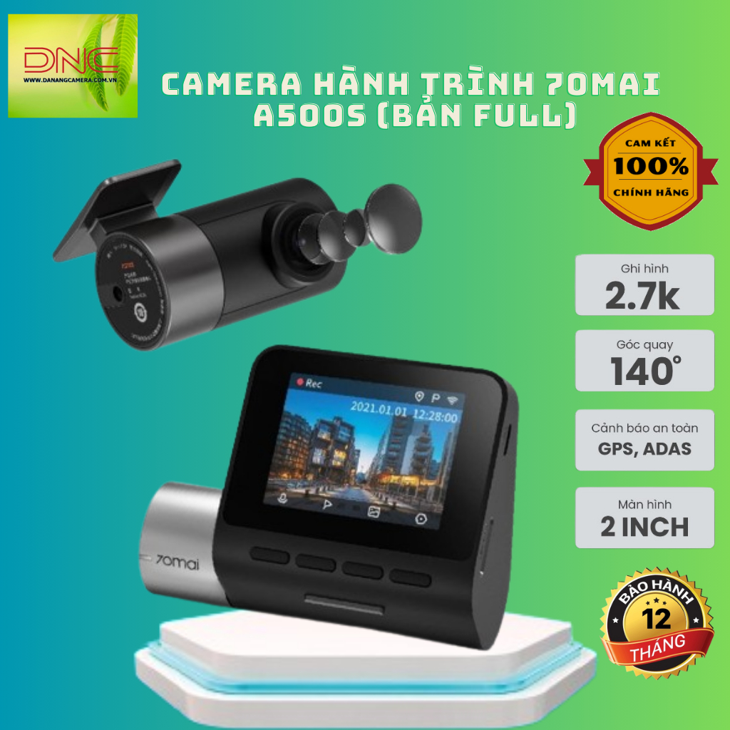 Camera hành trình Xiaomi 70mai A500S bản full trước sau - shop chỉ bán ...
