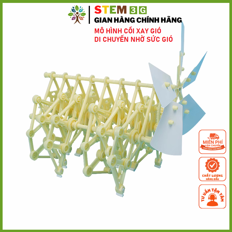 [New STEM] Mô hình Cối Xay Gió Mini Strandbeest di chuyển nhờ sức gió ...