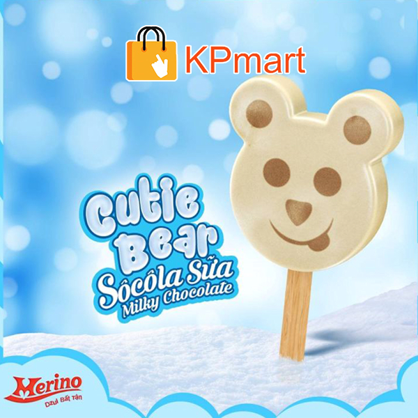 Kem gấu socola sữa Merino Kool Cutie Bear 64g | Shopee Việt Nam