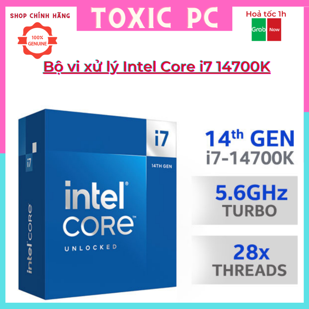 Intel Core thế hệ 14 Meteor Lake Bộ vi xử lý CPU Intel Core i7 14700K ...